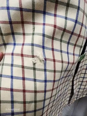 Viyella | Shirts | Viyella Cream Plaid Buttondown With Red And Blue ...